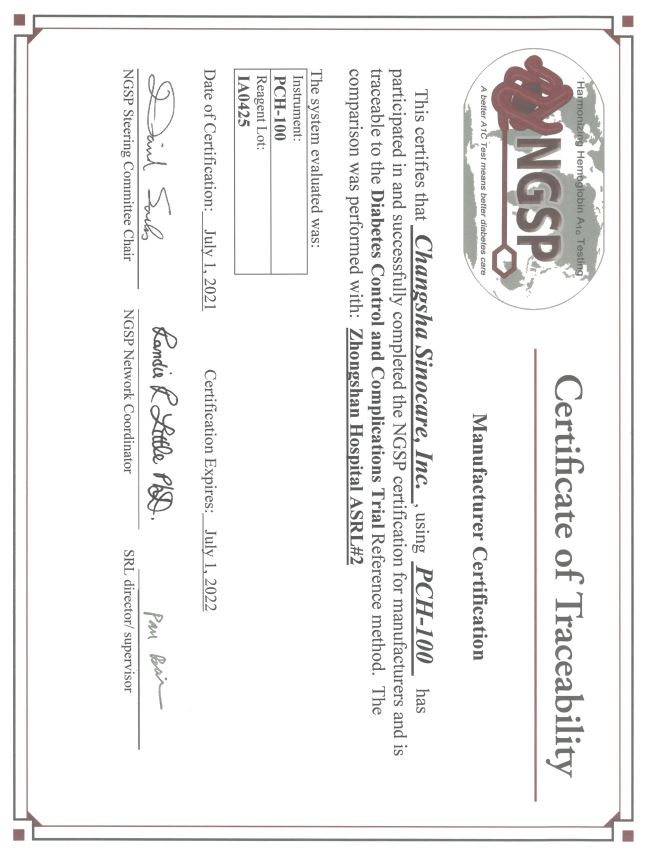 Sinocare PCH-100 HbA1c Analyzer | Isotekindo