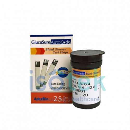GlucoSure Autocode Blood Glucose Test Strips | Isotekindo