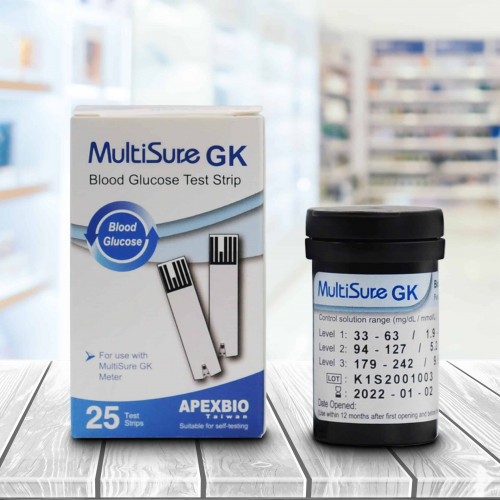 MultiSure GK Blood Glucose Test Strip | Isotekindo