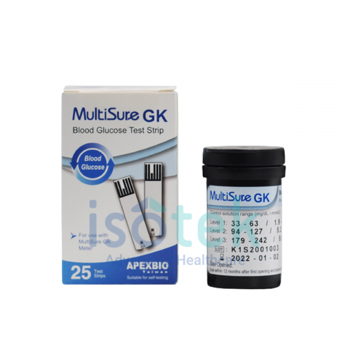 MultiSure GK Blood Glucose Test Strip | Isotekindo