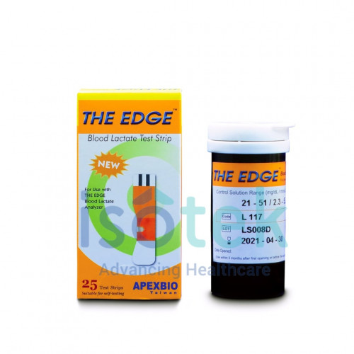 The EDGE Blood Lactate Test Strip | Isotekindo